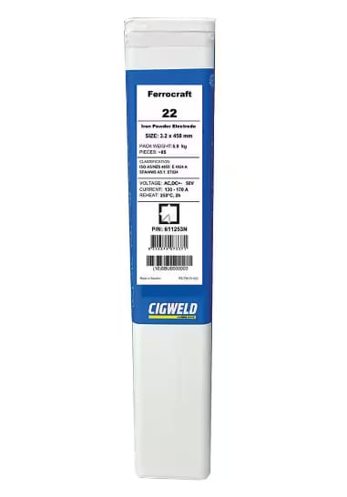 Cigweld Ferrocraft 22 Welding Electrodes-3.2mm-5.8kg (Packet) for sale ...