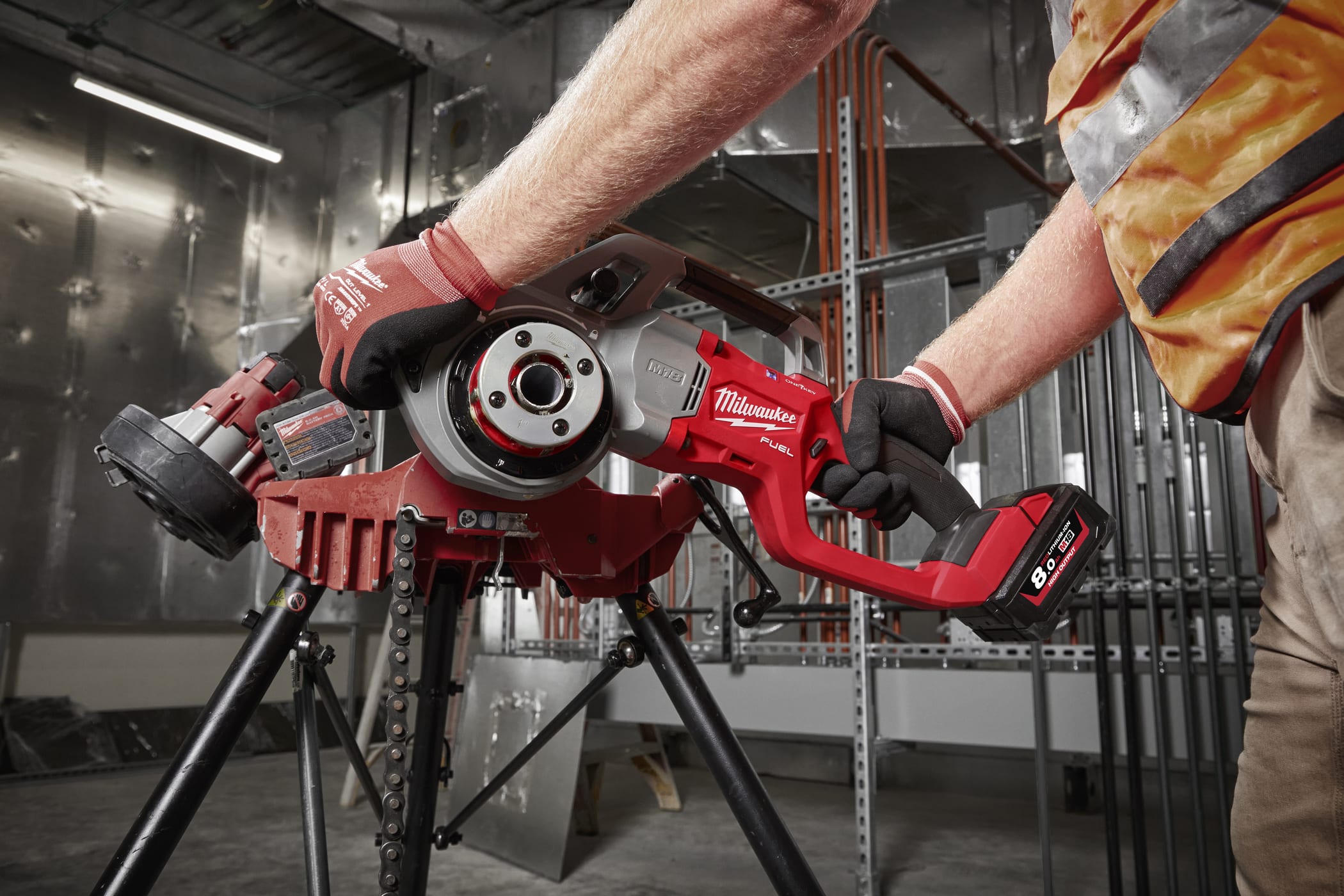 Milwaukee M18 Fuel Compact Pipe Threader (Each) for sale - NZ Safety ...