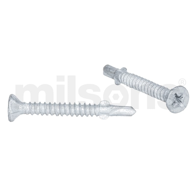 10G-16 x 45mm Wingtek Self Drilling Screw-Phillips-Class 4 Galvanised ...