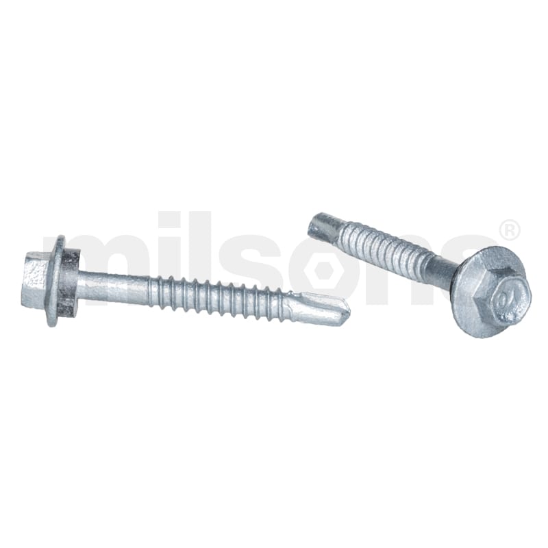 10G-16 x 16mm Neo HWF Self Drilling Screw-Nutsetter-Class 4 Galvanised ...
