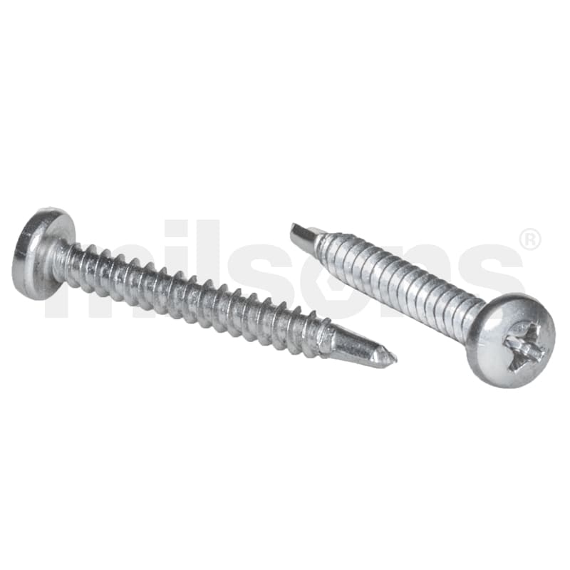 10G x 2" Pan Self Drilling Screw-Phillips-SS410-100 Pack for sale - NZ ...
