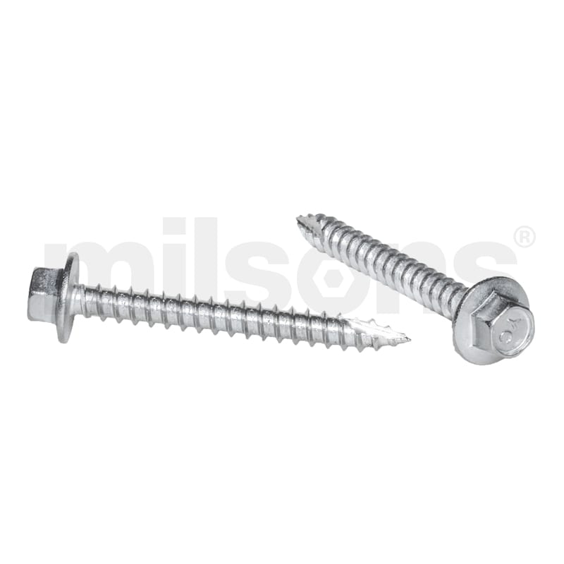 14G-10 x 100mm T17 HWF Self Tapping Screw-Nutsetter-SS316-100 Pack for ...
