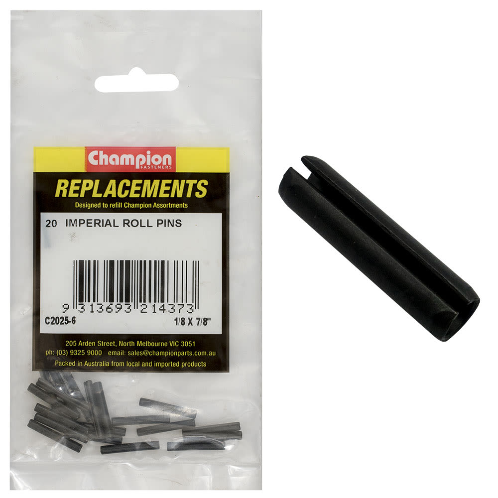 Champion Imperial Roll Pin-1/8" x 7/8"-Pack of 20 (Packet) for sale ...