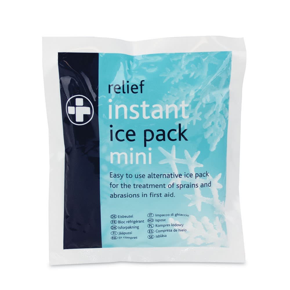 Relief Instant Mini Ice Pack Single-100g (Each) for sale - NZ Safety ...
