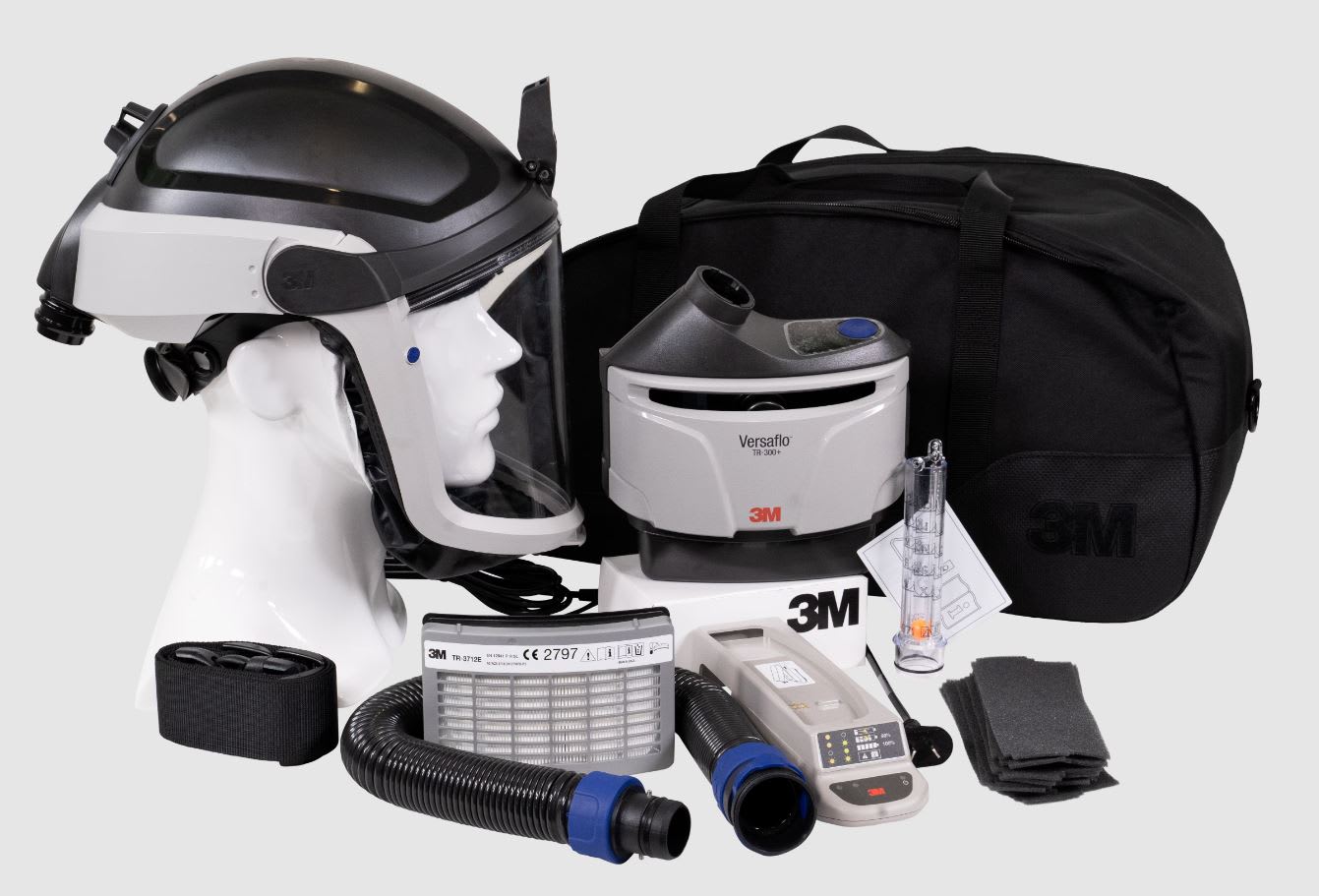 3M Versaflo PAPR Kit, M-307 Helmet M-940 Cap Lamp (Each) for sale - NZ ...
