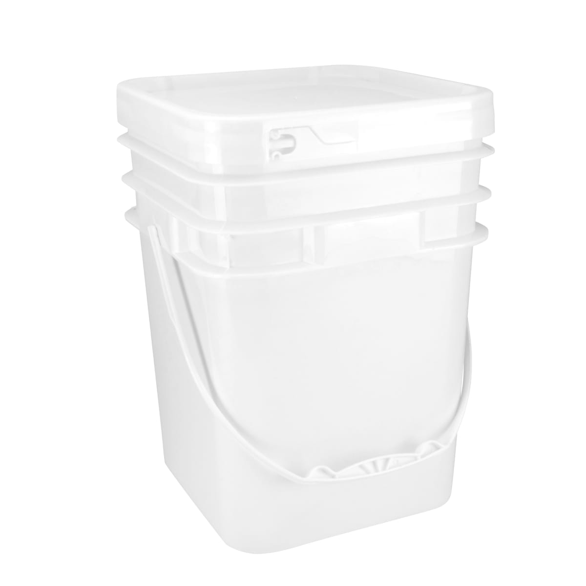 Food Grade Square Pail and Lid White-20L (Each) for sale - NZ Safety ...