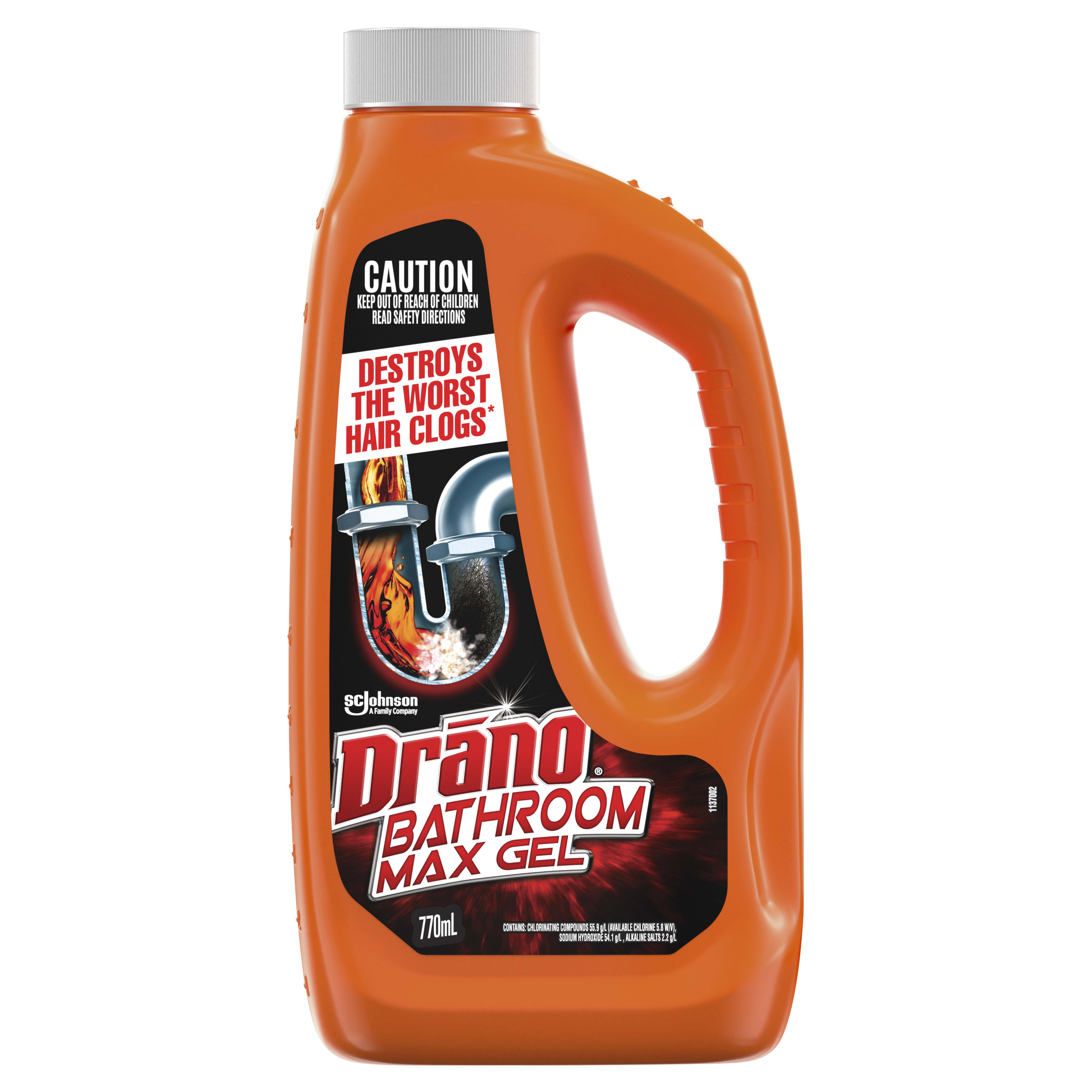 Drano Bathroom Max Gel 770ml-Each for sale - NZ Safety Blackwoods. | NZ ...