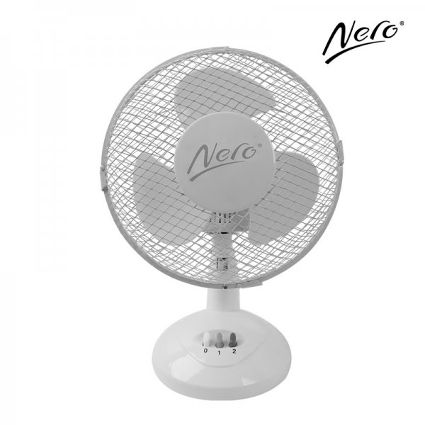 Nero Desk Fan White-23cm (Each) for sale - NZ Safety Blackwoods. | NZ ...
