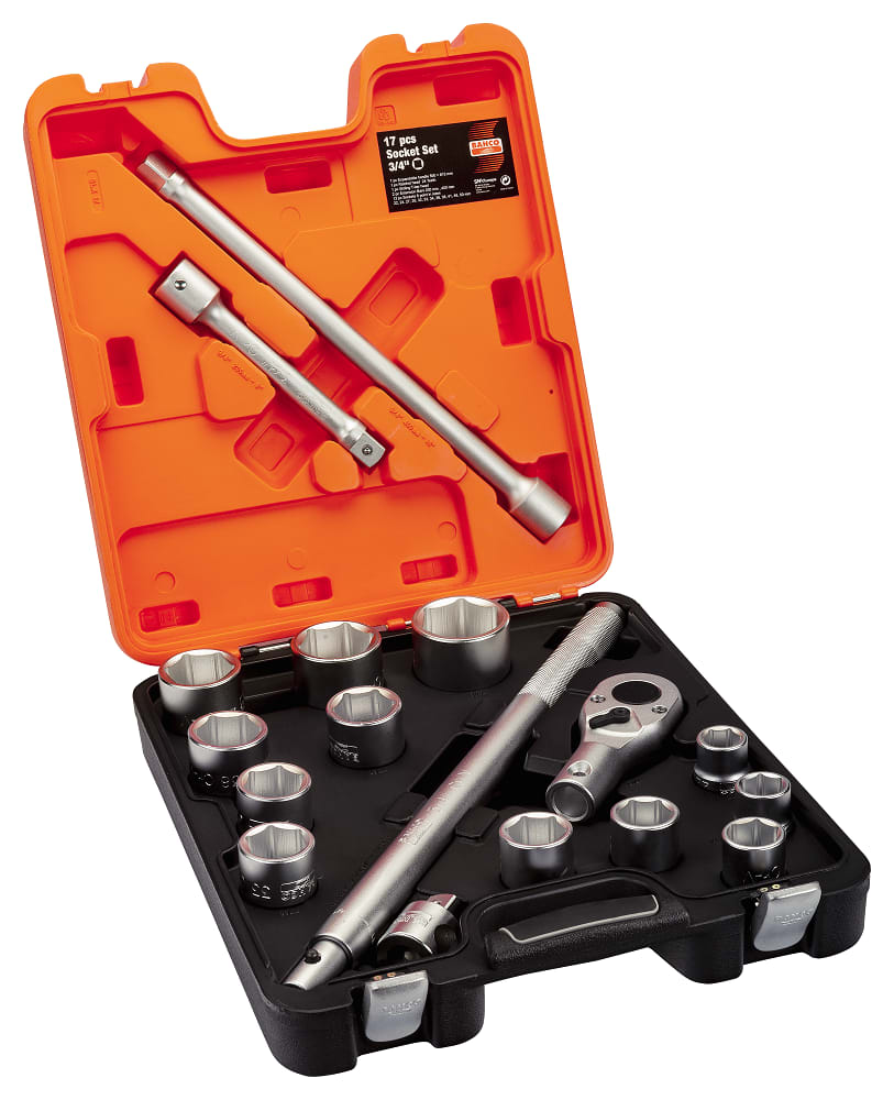 Bahco 17 Piece Socket Set 3/4in (Each) for sale - NZ Safety Blackwoods ...