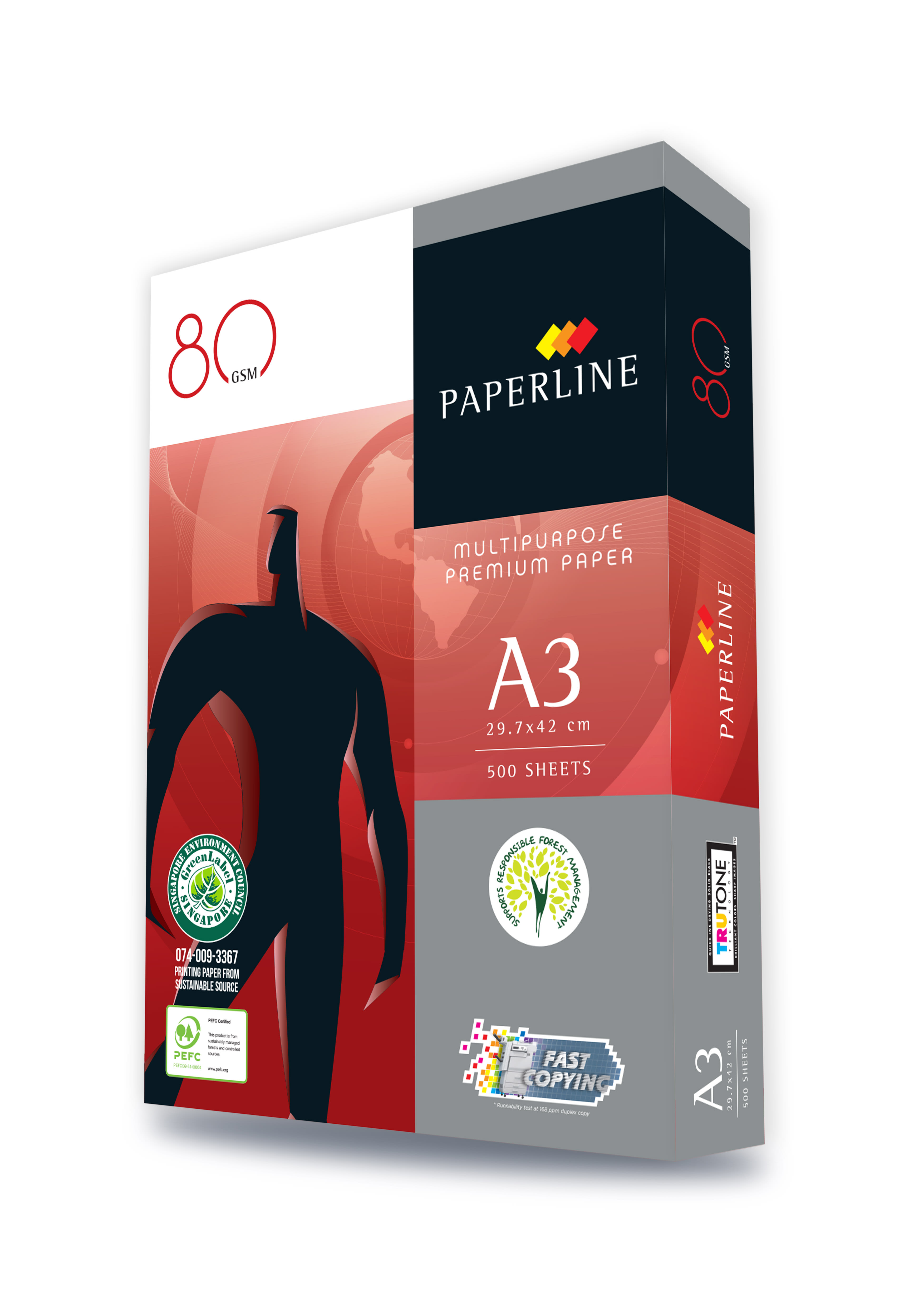 Paperline A3 White Copy Paper-500 Sheets-Ream for sale - NZ Safety ...