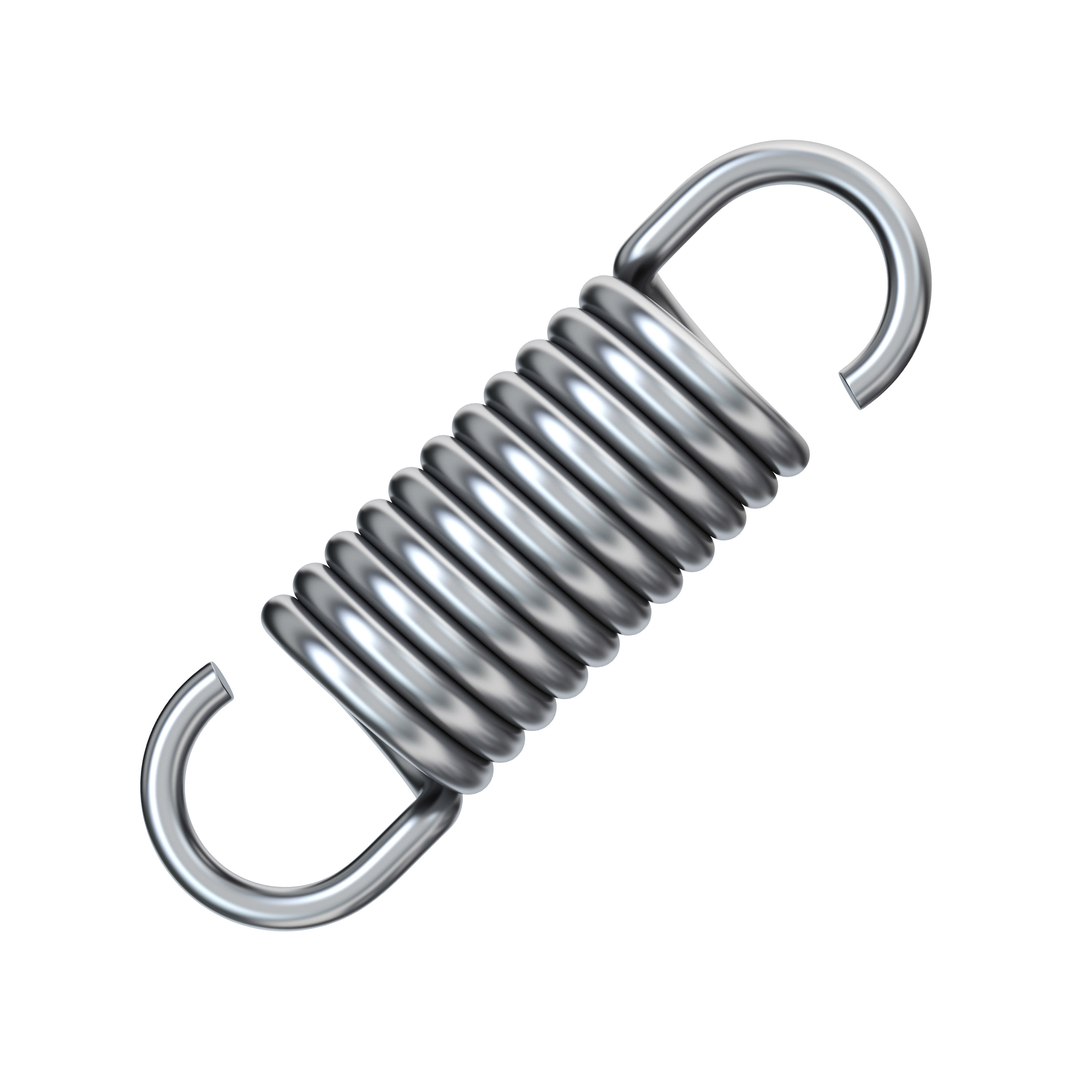 Stainless Steel Extension Spring-127.00 x 9.53 x 1.37mm (Each) for sale ...