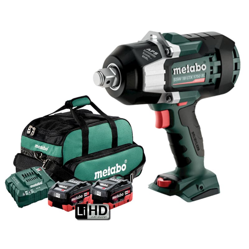 Metabo 18V 3/4inch 1450Nm Impact Wrench-Kit for sale - NZ Safety ...