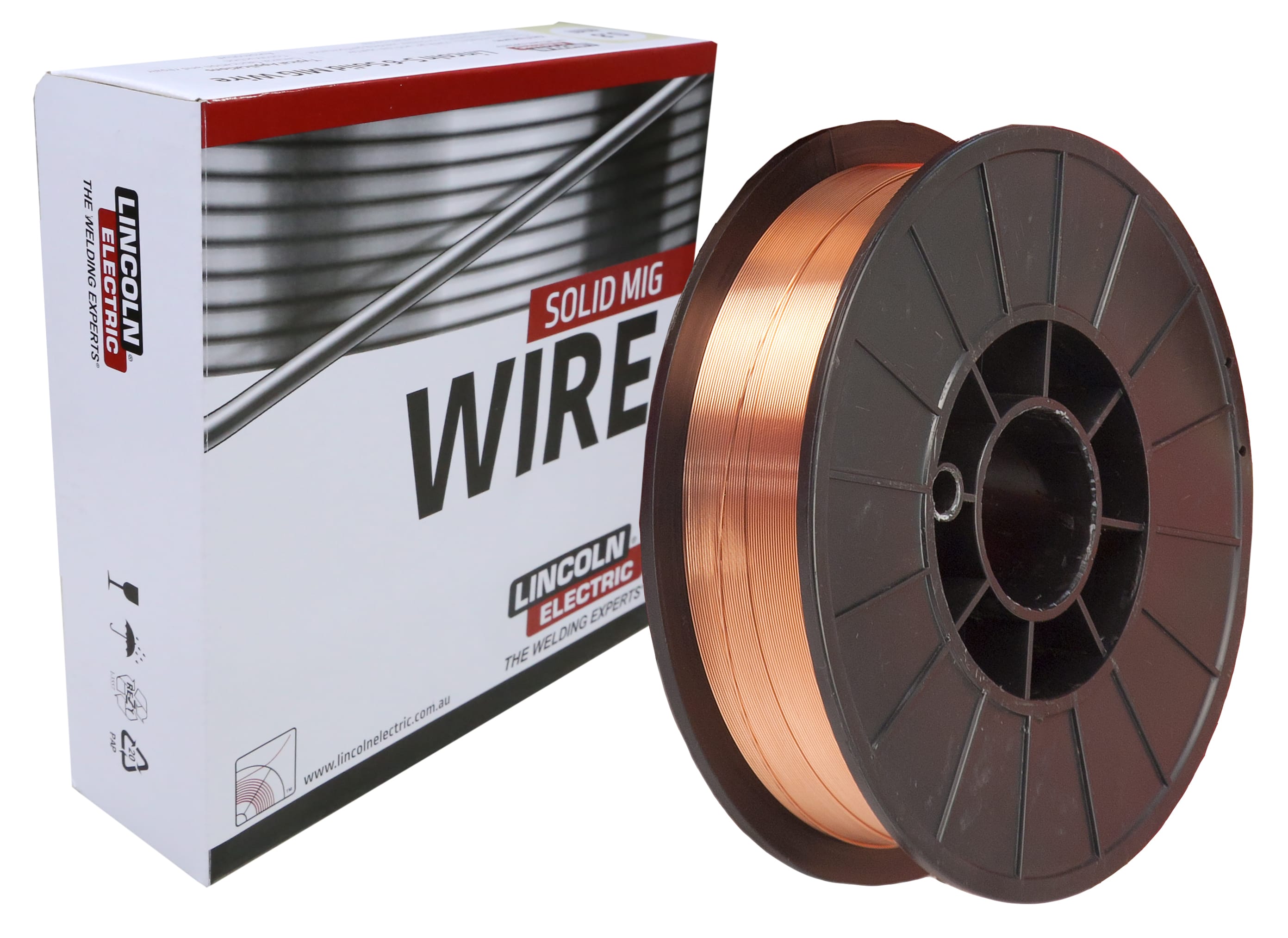LINCOLN S-6 Solid Gas Shielded Solid MIG Wire-0.9mm x 5kg (Each) for ...
