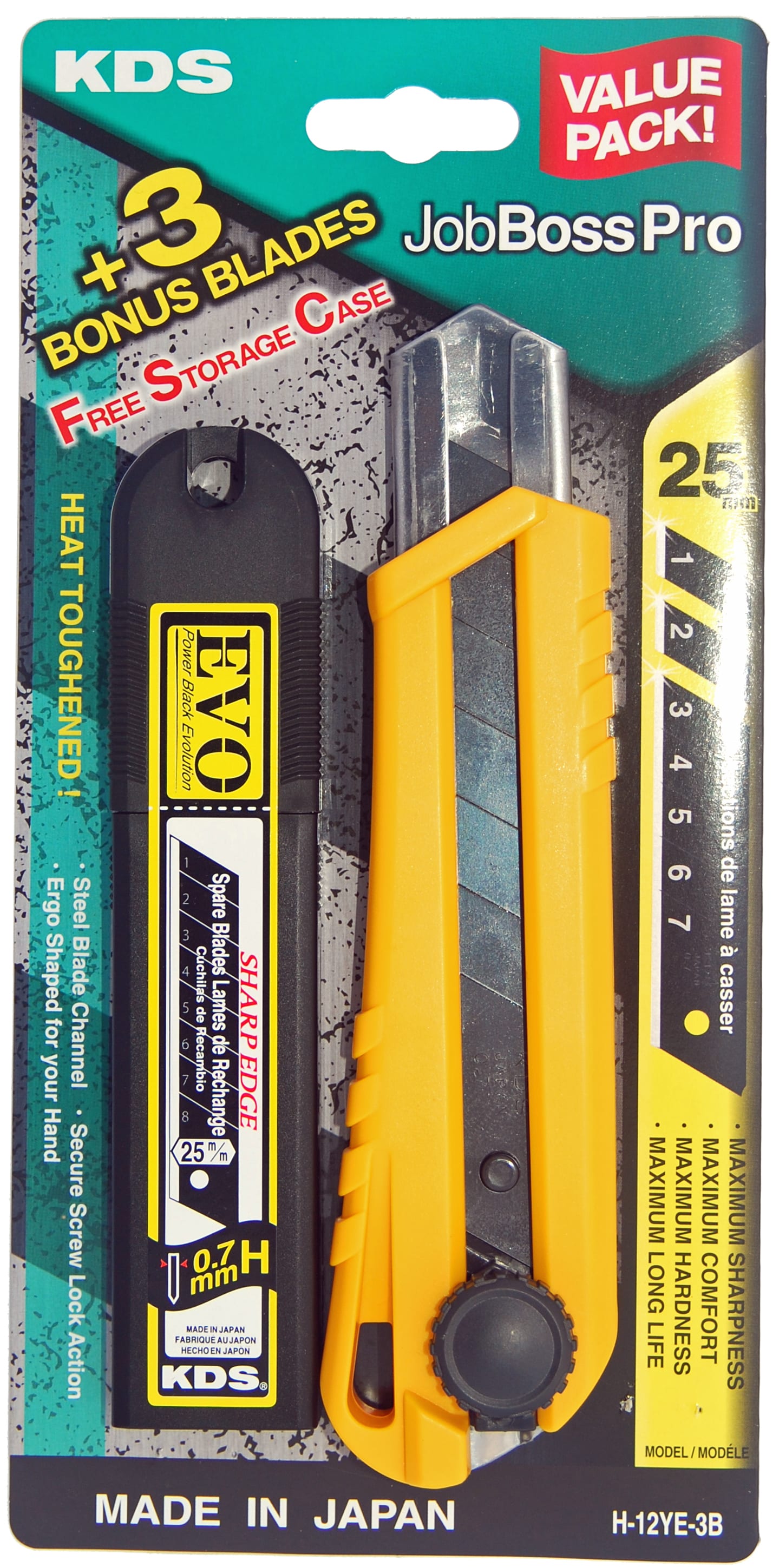 KDS Knife Blades EVO BOSS PRO Combo Pack-25mm (Each) for sale - NZ ...