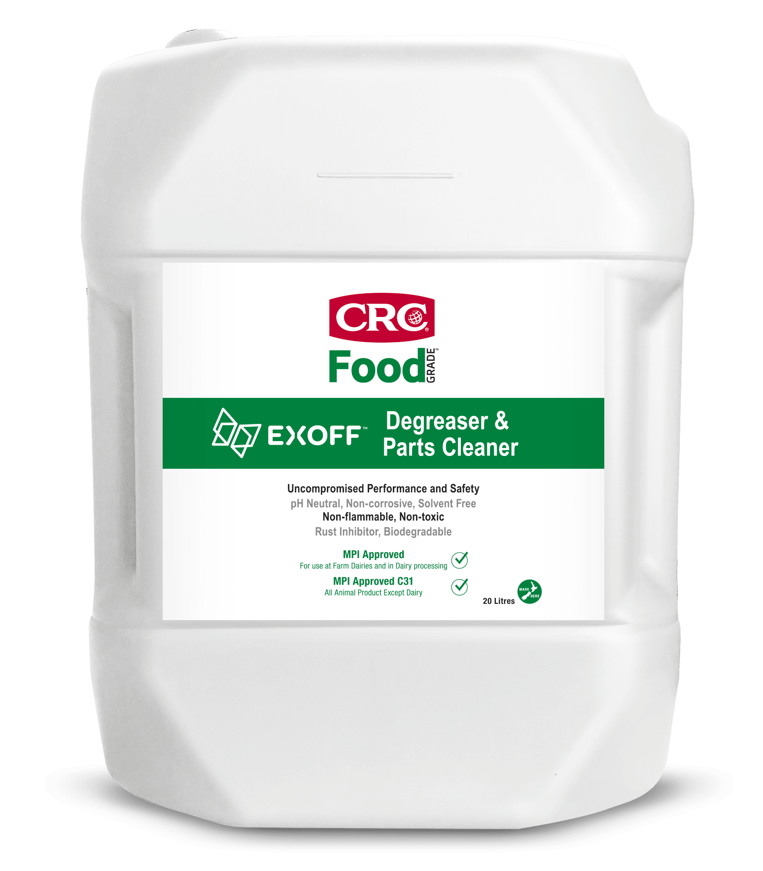 CRC 3413 EXOFF Degreaser & Parts Cleaner 20L (Each) for sale - NZ ...