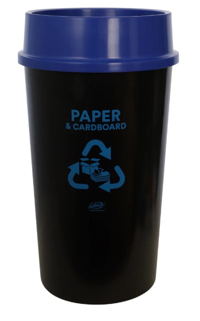 Sabco Recycling Station Bin with Blue Lid-60L (Each) for sale - NZ ...