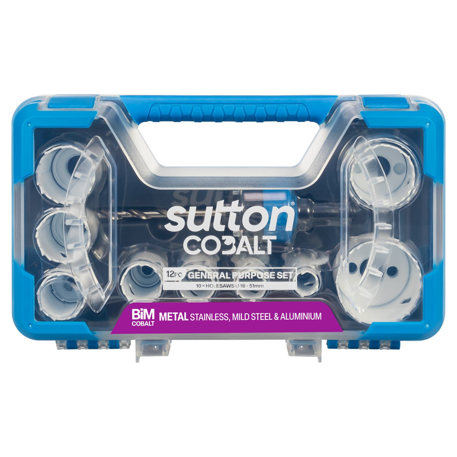 Sutton Tools Bi Metal Holesaw General Purpose Set-12 Piece-Set for sale ...