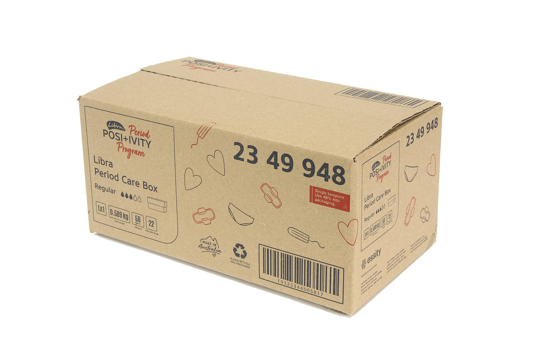 Libra Period Care Box-Carton for sale - NZ Safety Blackwoods. | NZ ...