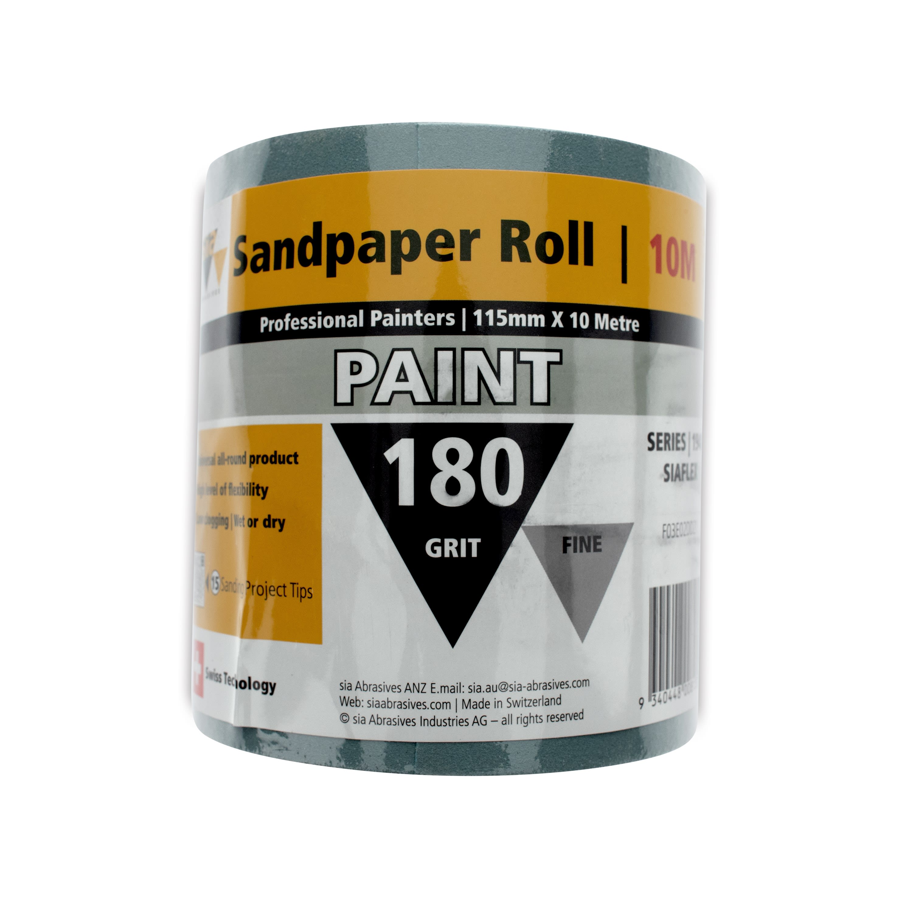 Sia Roll 1948 P180 Paint-115 x 10000mm-Roll for sale - NZ Safety ...