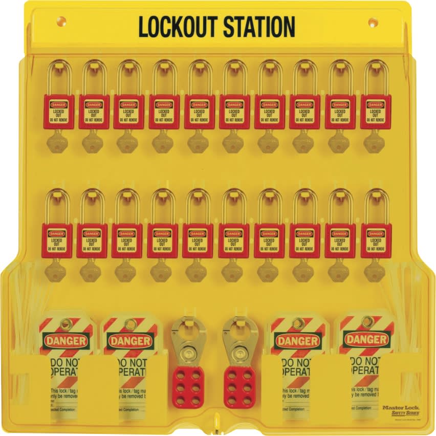 Covered Lockout Station,20 Padlock wth Accessories (Each) for sale | NZ ...