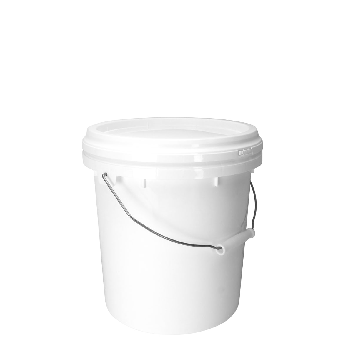 PAIL W/LID HD WIRE HANDLE WHITE 10L (Each) for sale - NZ Safety ...