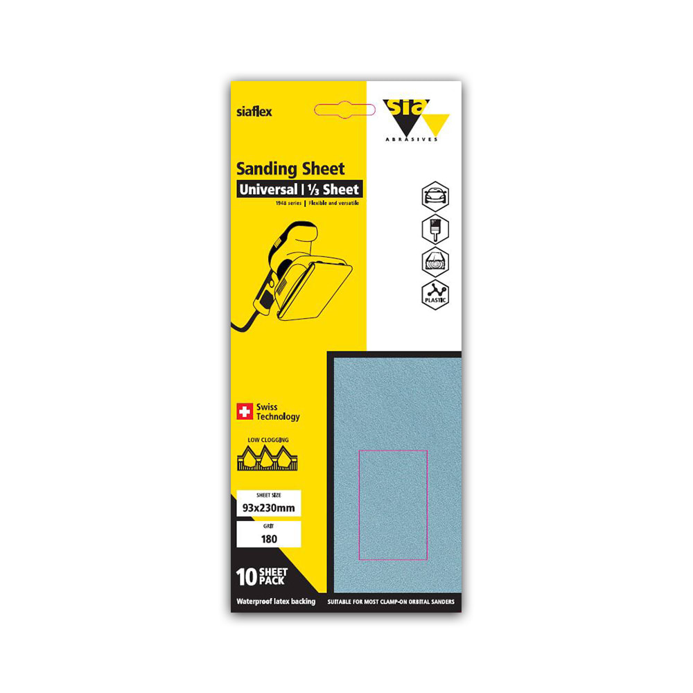 SHEET SAND SIA 6H 93X230MM P180 10PK (Packet) for sale - NZ Safety ...
