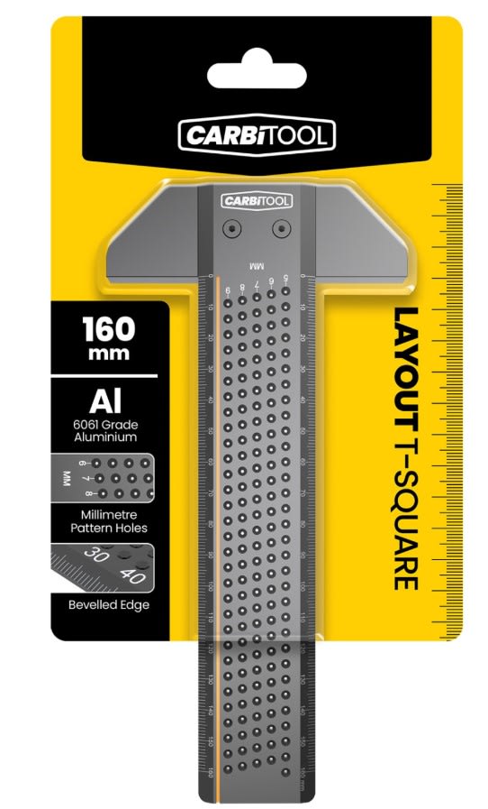 Carbitool Layout T-Square 160mm-Each for sale - NZ Safety Blackwoods ...