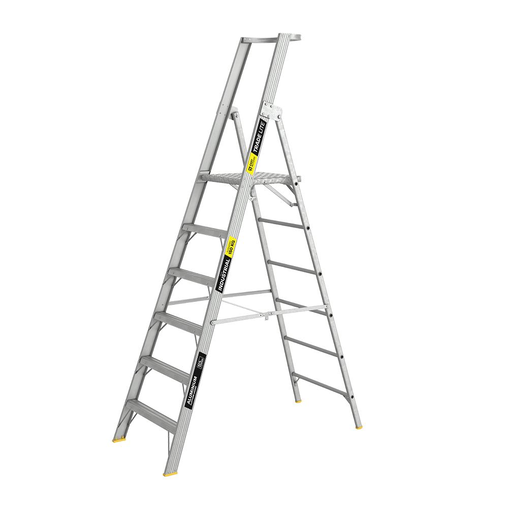 LADDER PLATFORM 6 STEP 150KG 2.7M (Each) for sale - NZ Safety ...