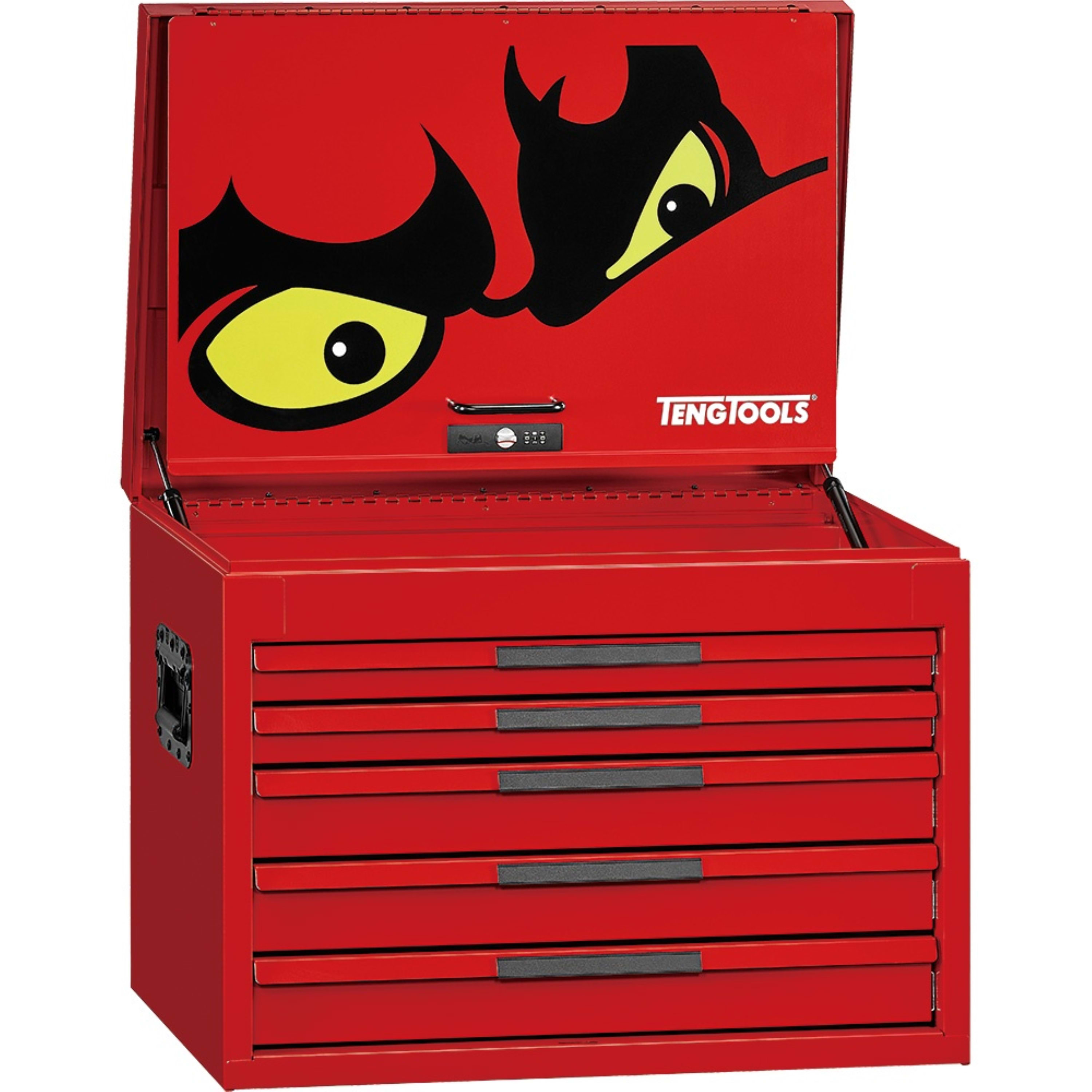 Teng Pro35 26in Deep Tool Chest 5 Drawers Red-Each for sale | NZ Safety ...