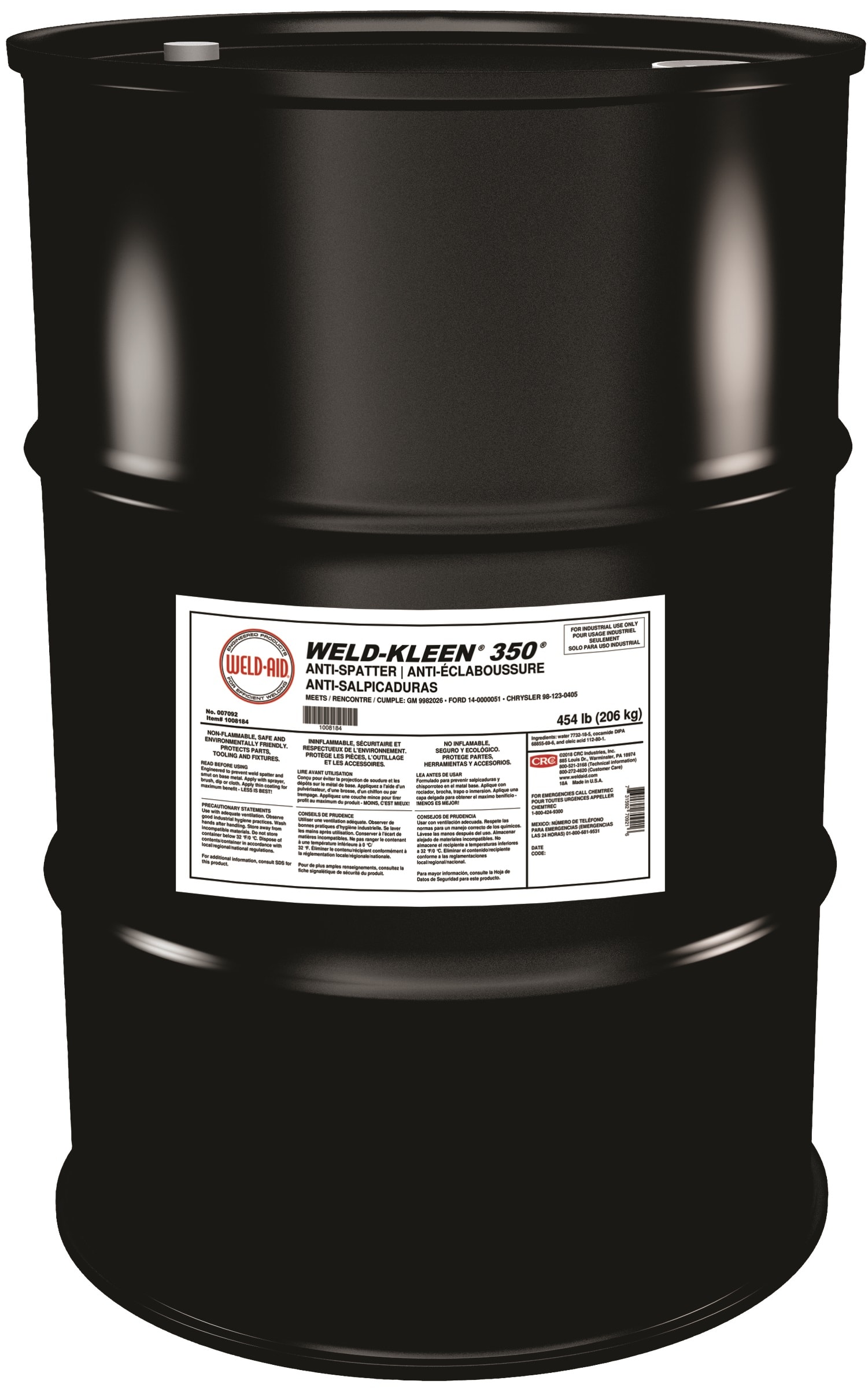 Weld-Aid Weld-Kleen 350 Anti-Spatter 208.19Litres (Each) for sale - NZ ...