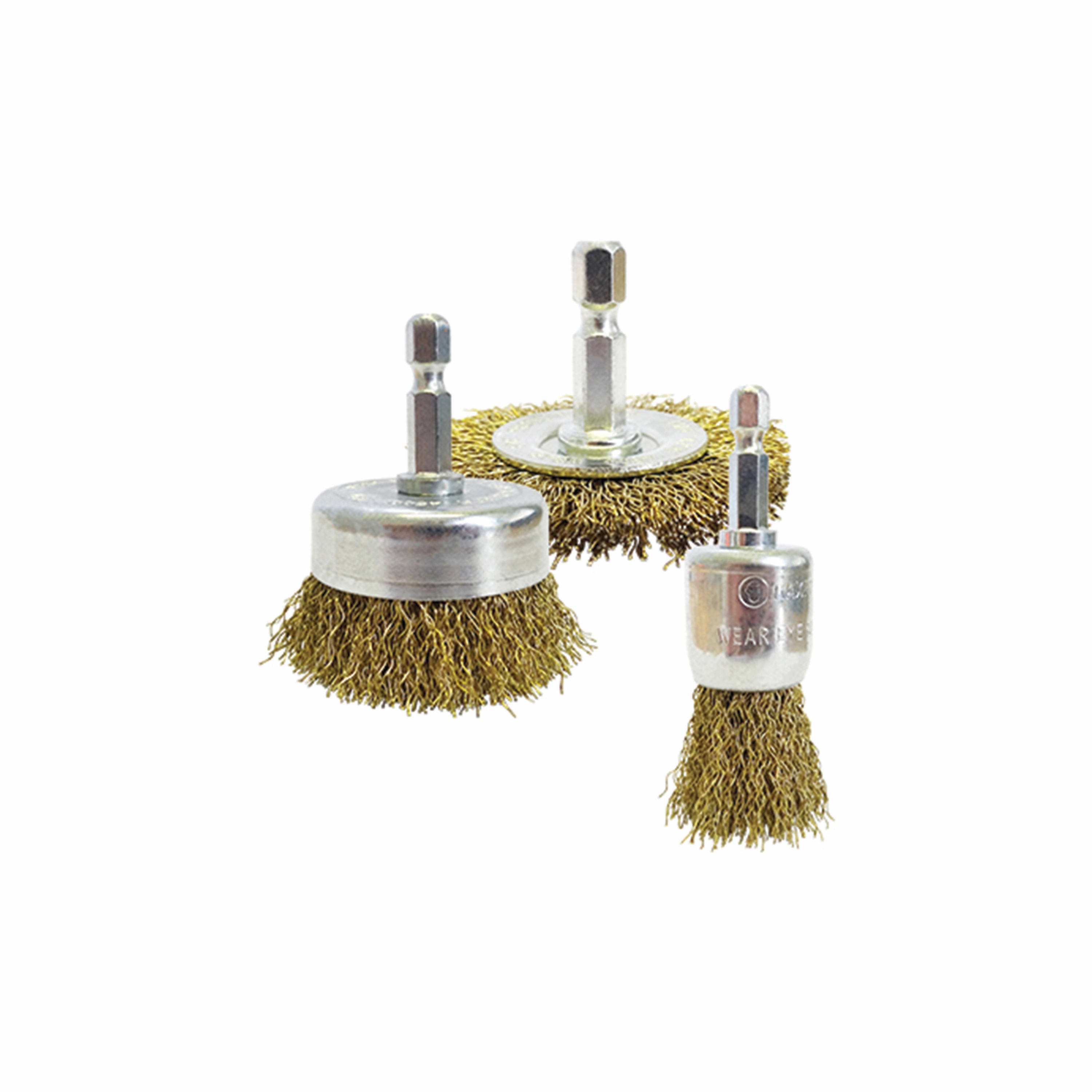 Josco Wire Brush-3 Piece-Kit for sale - NZ Safety Blackwoods. | NZ ...