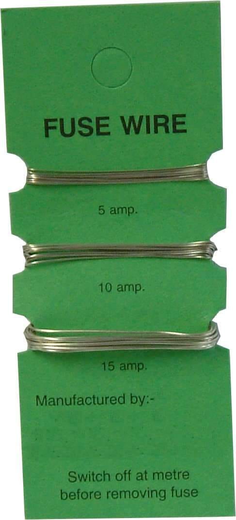 XCEL FUSE WIRE CARD 5/10/15 AMP-Each for sale - NZ Safety Blackwoods ...