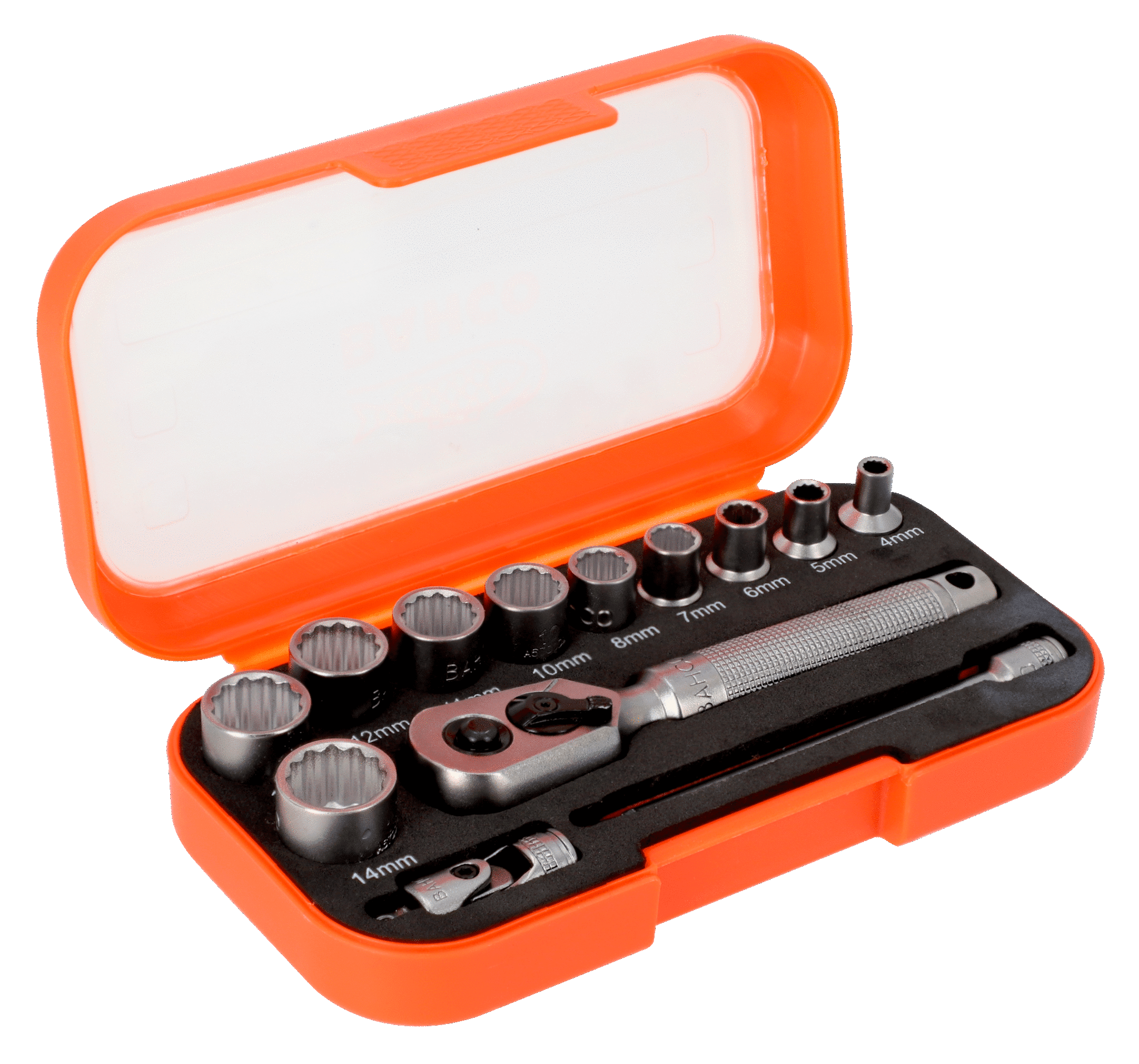 Bahco Square Drive Socket-1/4"-13 piece-Set for sale | NZ Safety Blackwoods
