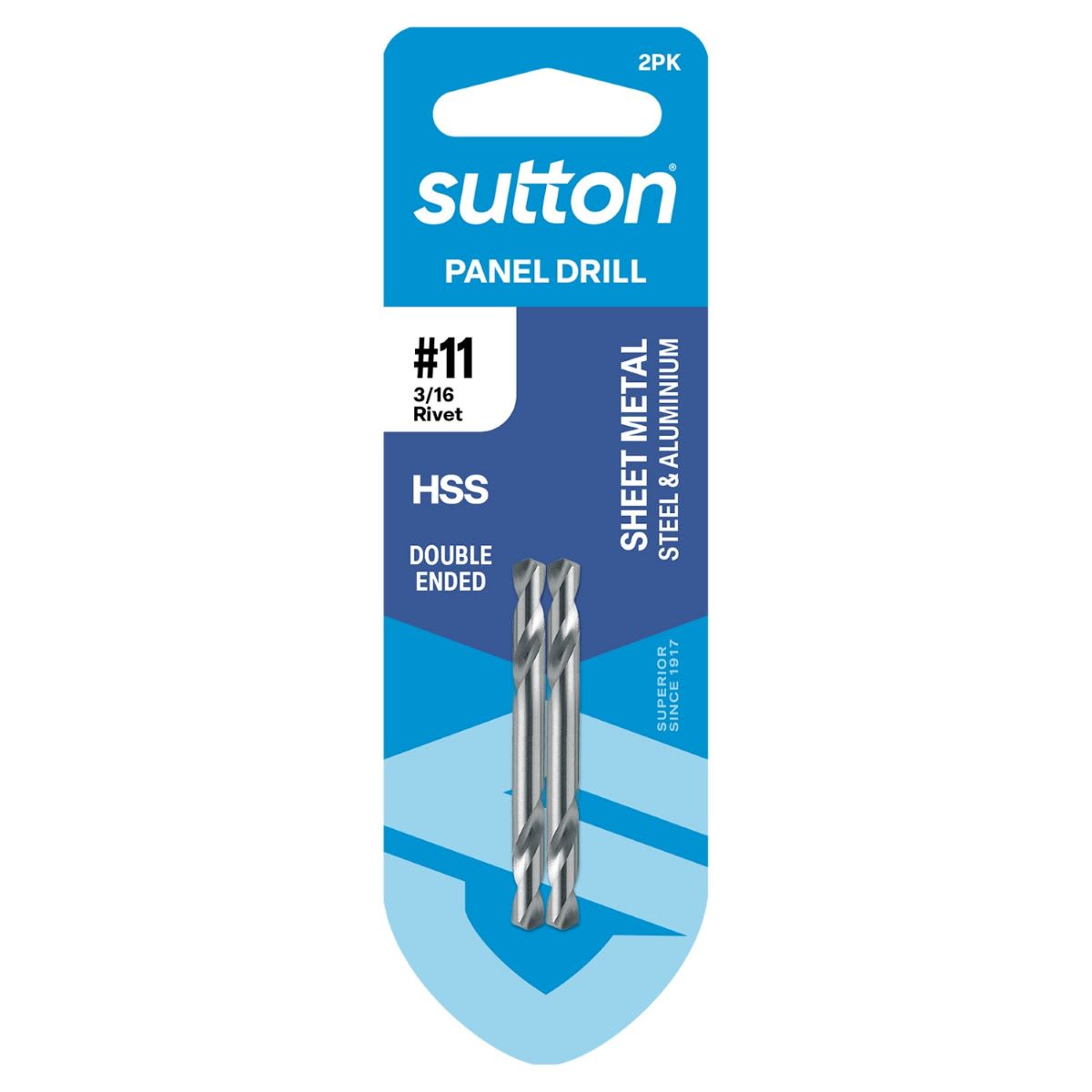 Sutton Double Ended Panel Drill-#11 (4.85mm)-Each for sale - NZ Safety ...