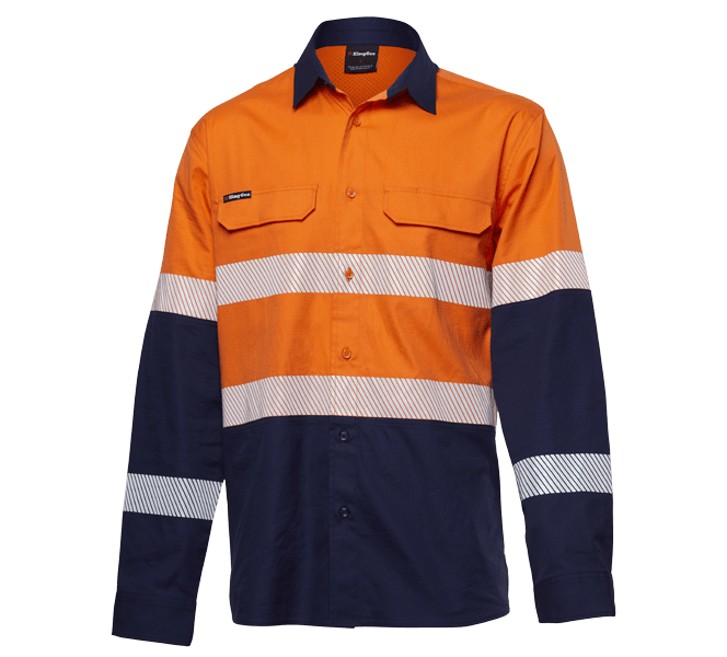 KingGee, Ripstop Shirt, K54028-Each for sale | NZ Safety Blackwoods