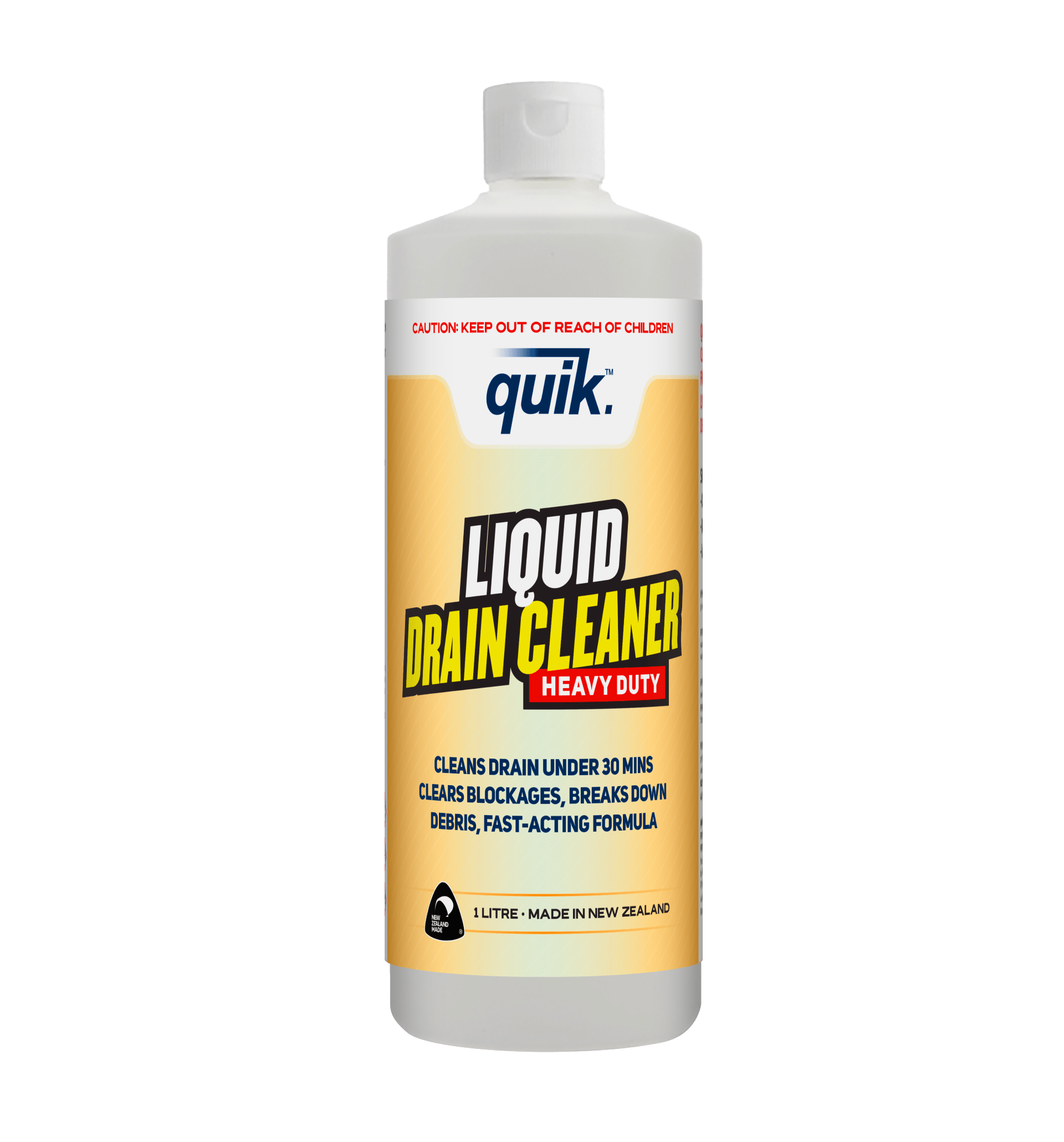 Quik Caustic Soda Drain Cleaner (Each) for sale - NZ Safety Blackwoods ...