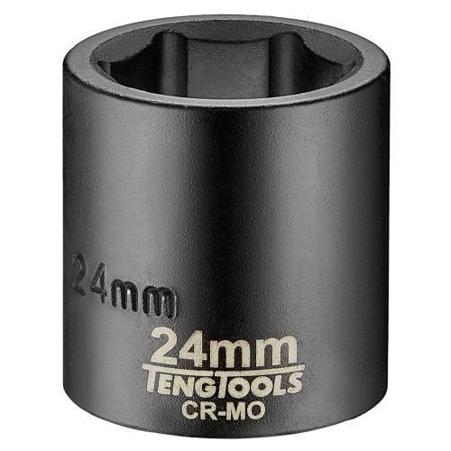 Teng 1/2in Dr. Impact Socket 24mm ANSI-Each for sale - NZ Safety ...