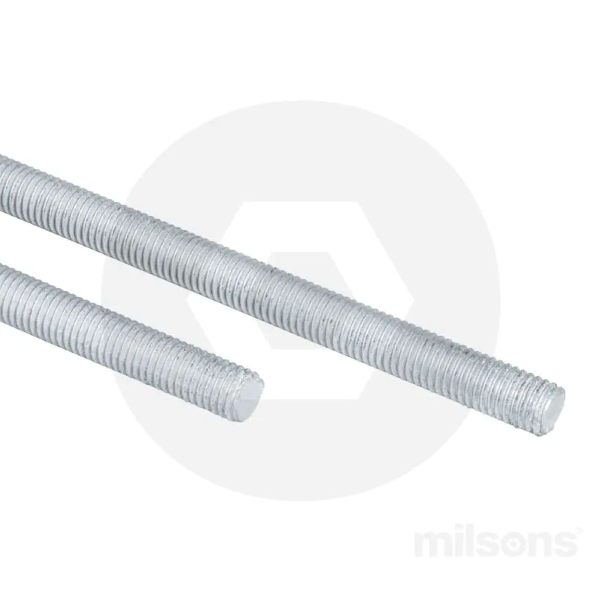 Milson M30x1m Galvanised Class 4.6 Threaded Rod (Each) for sale - NZ ...