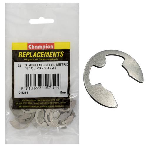 REP-PK E CLIPS C1824-8 (25PK) (Packet) for sale - NZ Safety Blackwoods ...