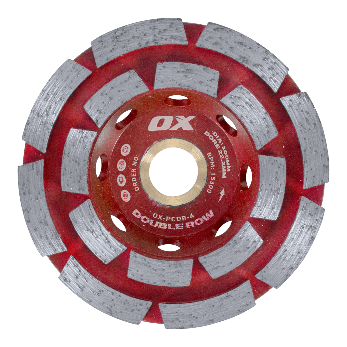 OX Ultimate Double Row Cup Wheel 105mm (4") (Each) for sale - NZ Safety ...