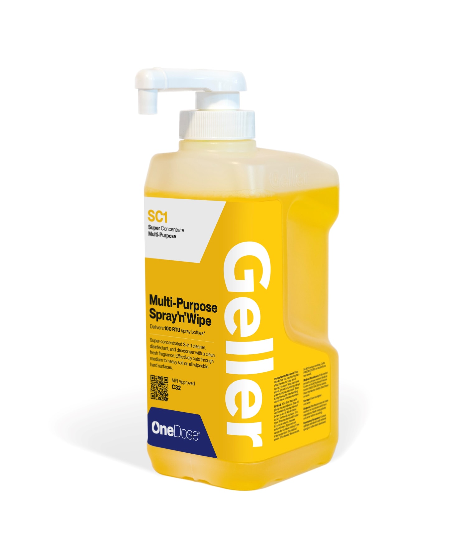 Geller OneDose SC1 Multipurpose Cleaner-1L (Each) for sale - NZ Safety ...