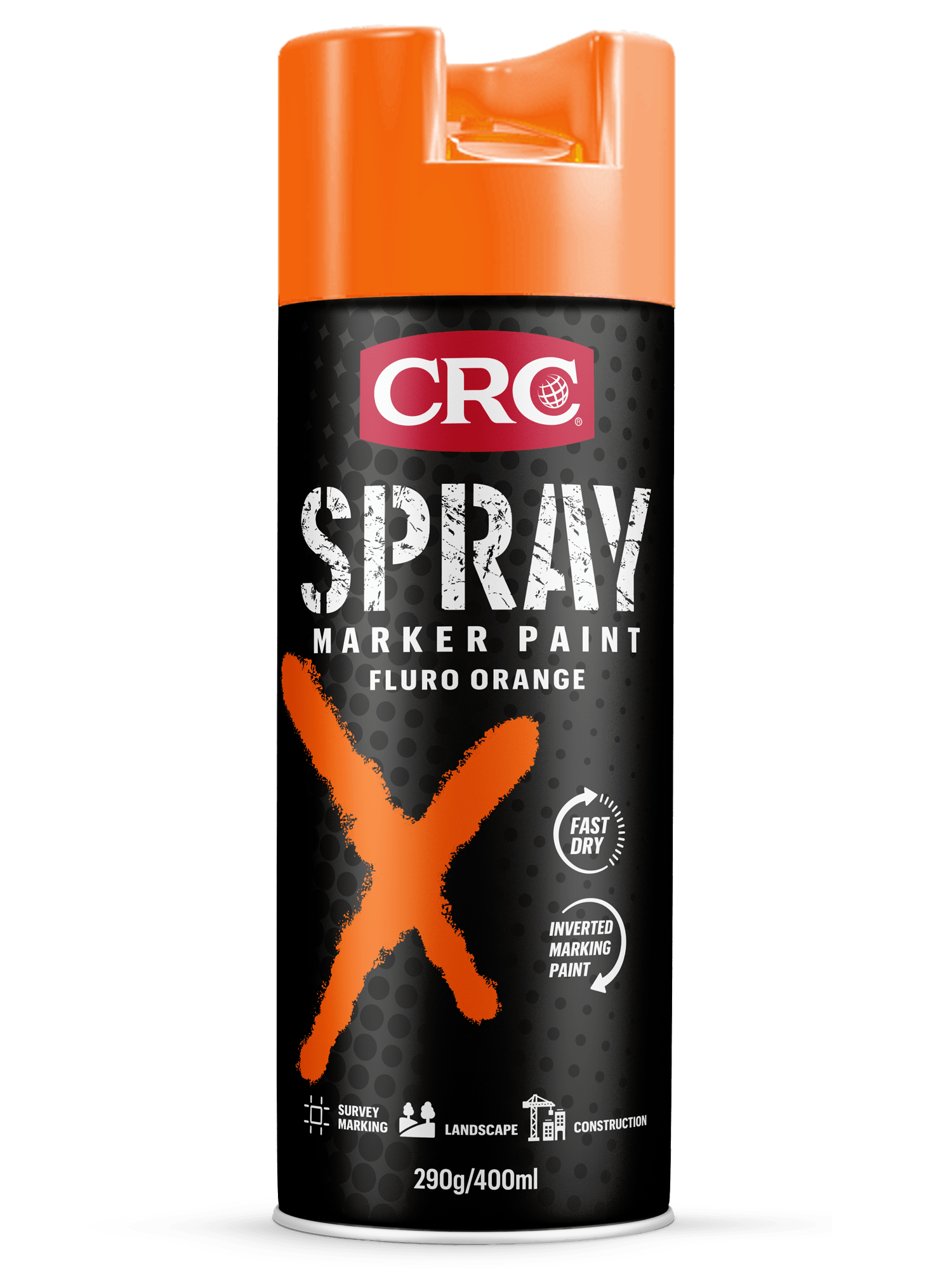 CRC Fluro Orange Spray Marker Paint-400ml (Each) for sale - NZ Safety ...