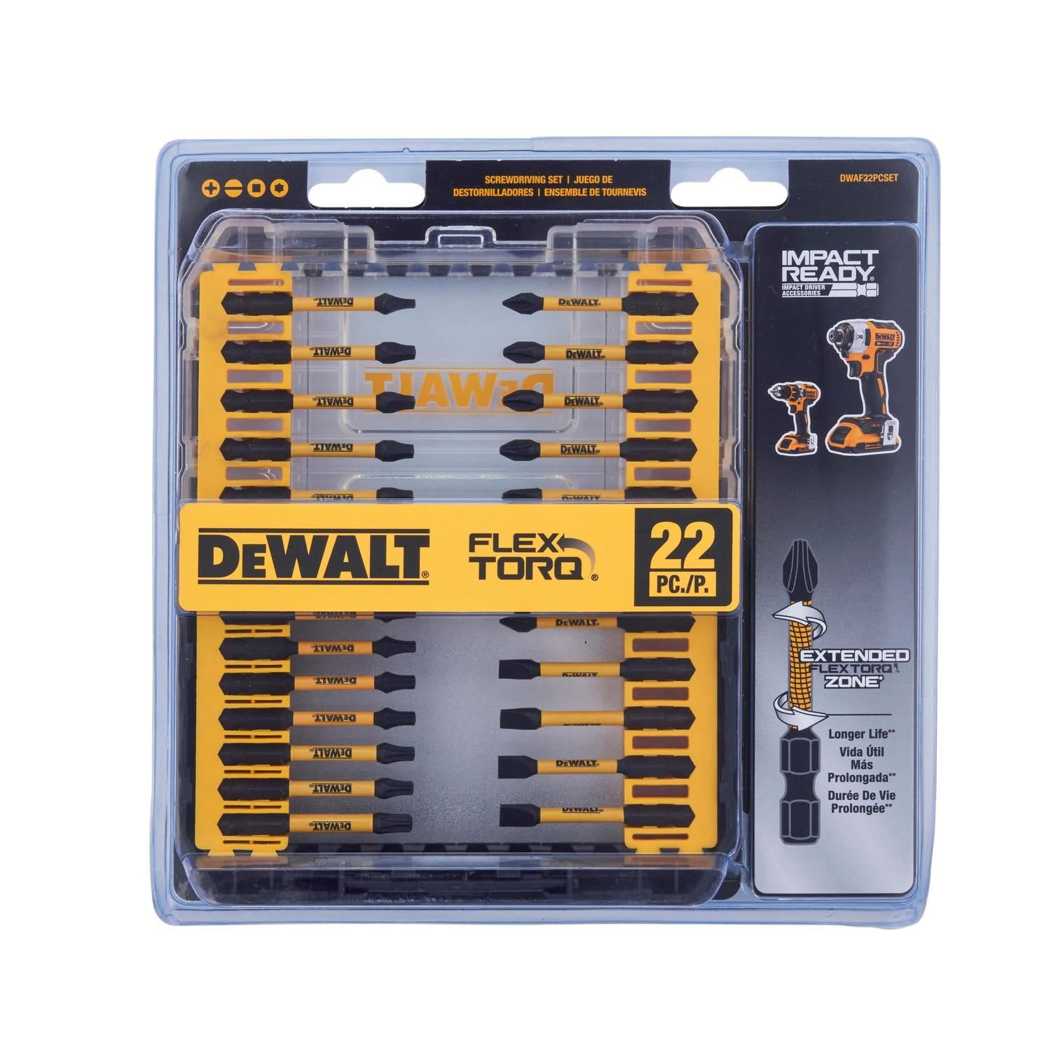 DeWalt Flextorq Fastening Screwdriver Bit-22 Piece-Set for sale - NZ ...
