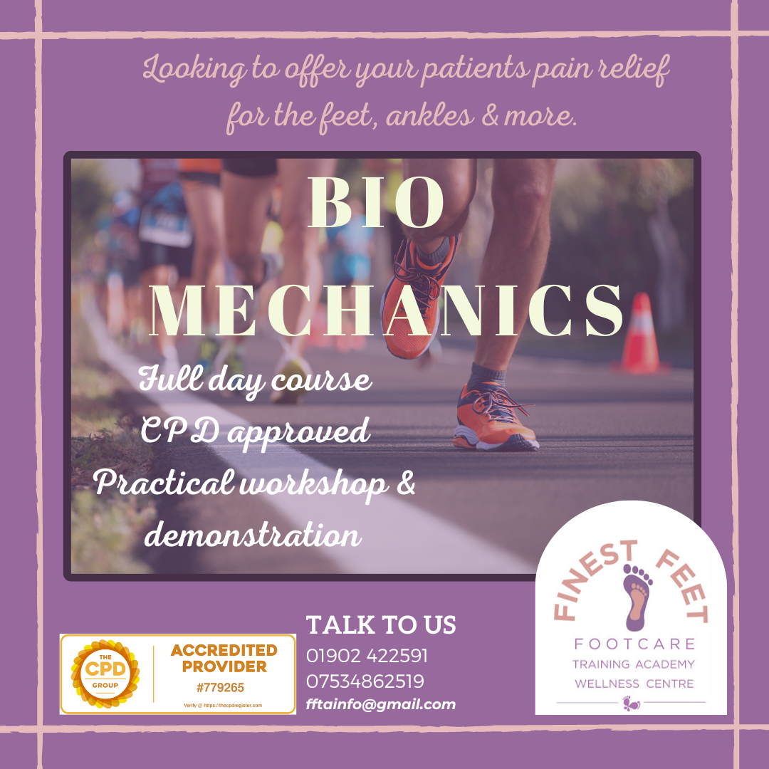 Finest Feet Training Academy | Biomechanics of the foot and Insoles