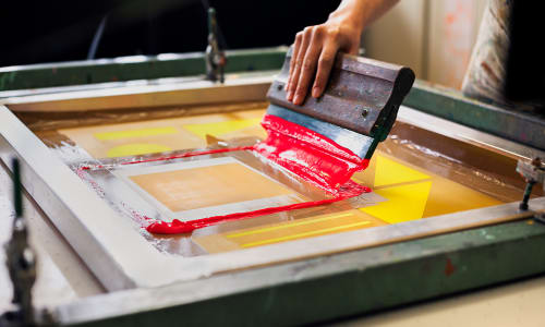 Screenprinting with Underway Studio: Architecture Edition | Obby
