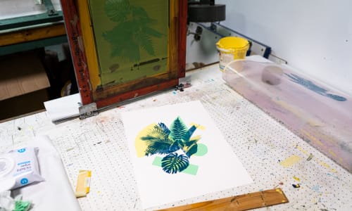 Screenprinting with Underway Studio: Botanical Edition | Obby