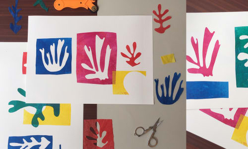 Drawing with scissors: create a collage inspired by Matisse's cut-outs ...