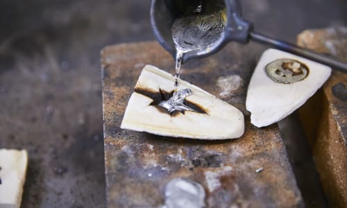 Pewter Jewellery Casting | Obby
