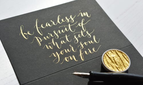 Intermediate Modern Calligraphy Workshop | Obby