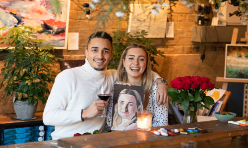 Paint your Partner: Mindful Painting Valentine's Special | Obby